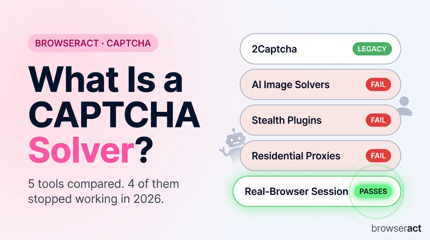 What Is a CAPTCHA Solver? (And Why Your AI Agent Keeps Getti