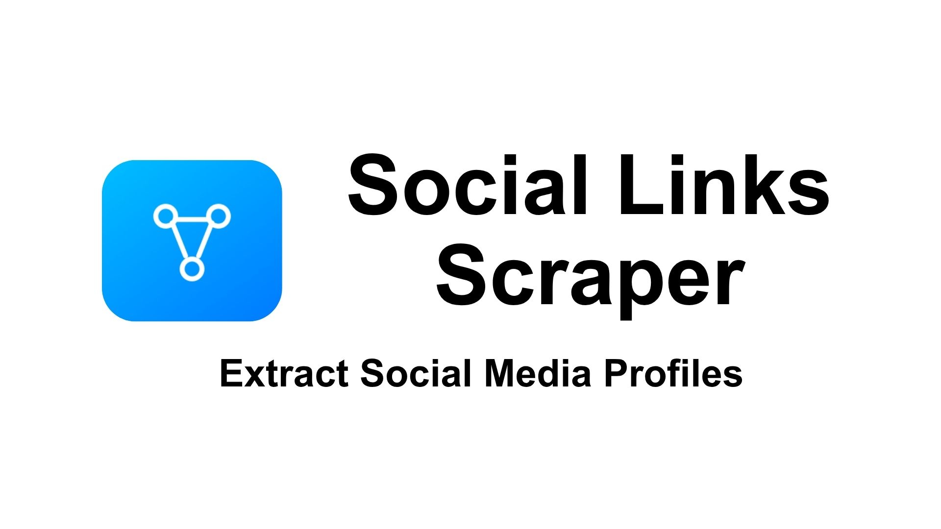 Social Links Scraper - Extract Social Media Profiles | BrowserAct